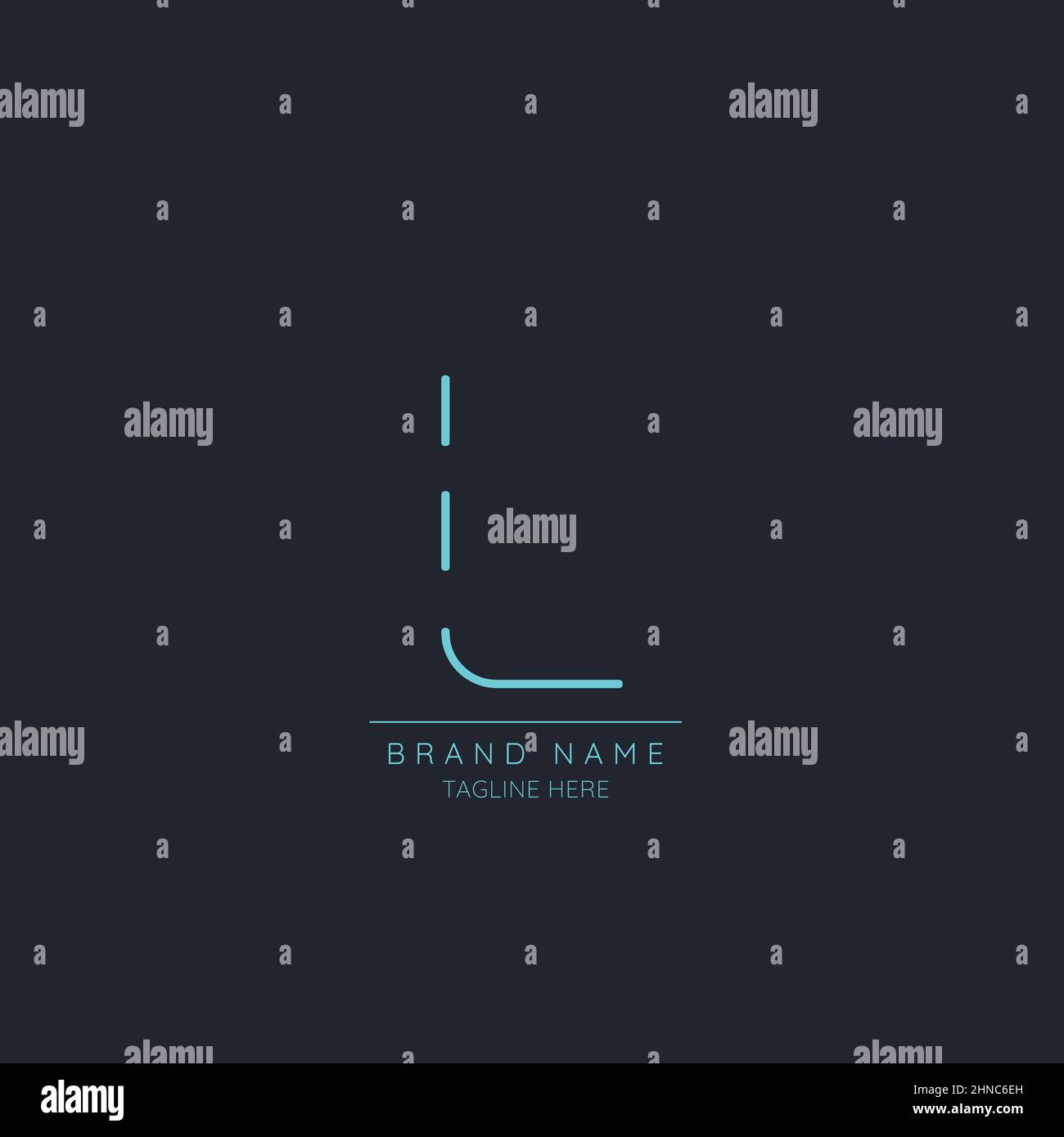 Modern creative minimal initial letter L Icon Vector logo template ...