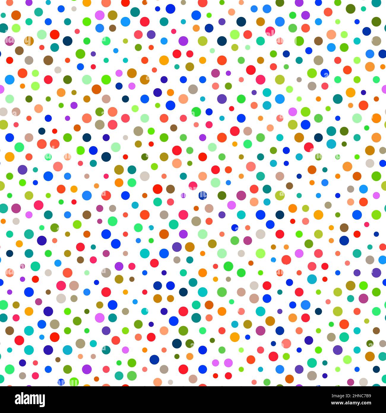 Seamless pattern art with dots random colored grid vector illustration ...