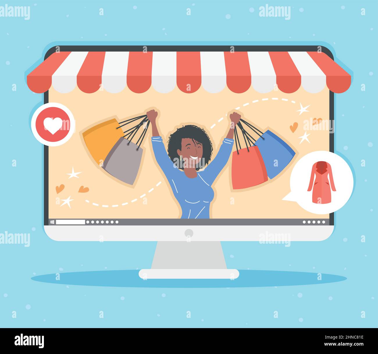 Ecommerce ethnic Stock Vector Images - Alamy