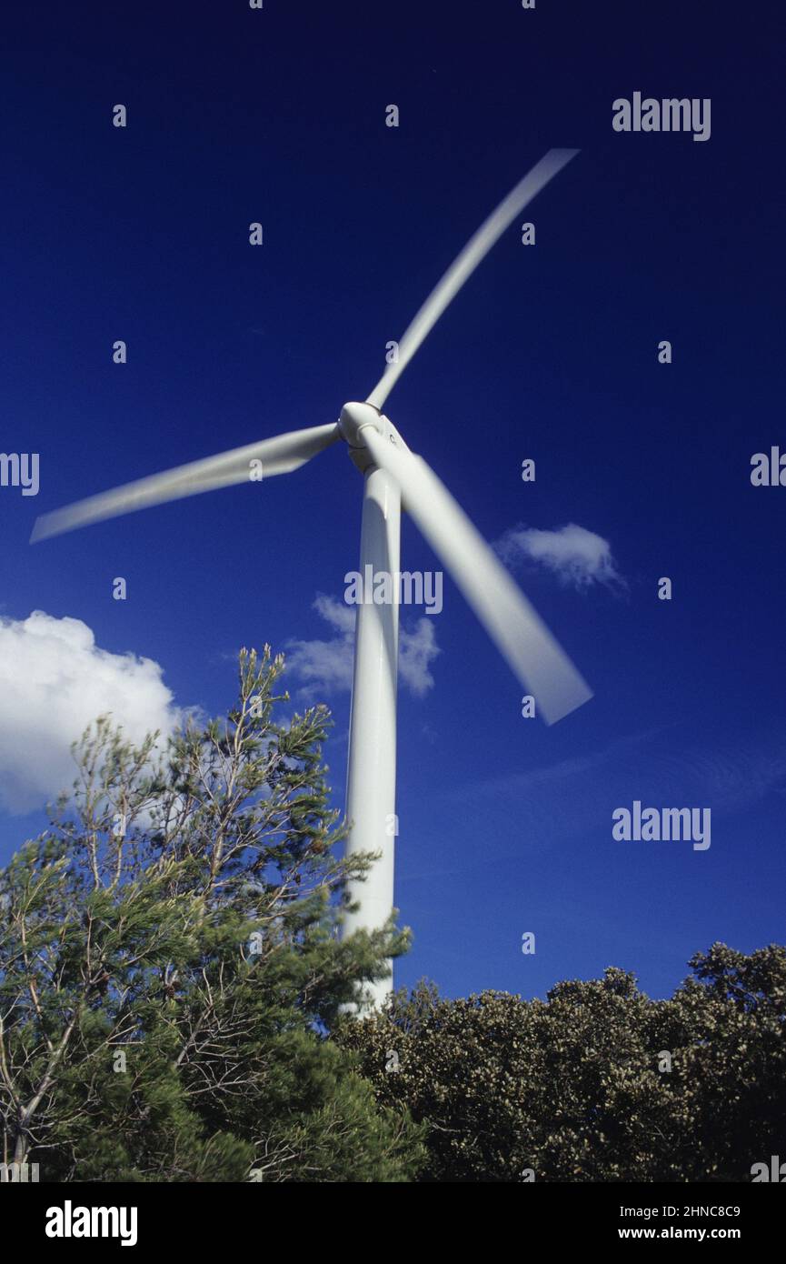 WIND MILL FRANCE Stock Photo - Alamy