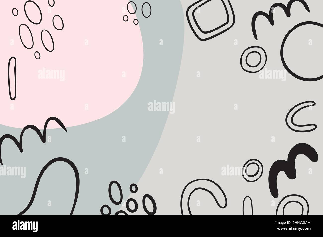 Organic shape hand draw background with natural colors for wallpapers ...