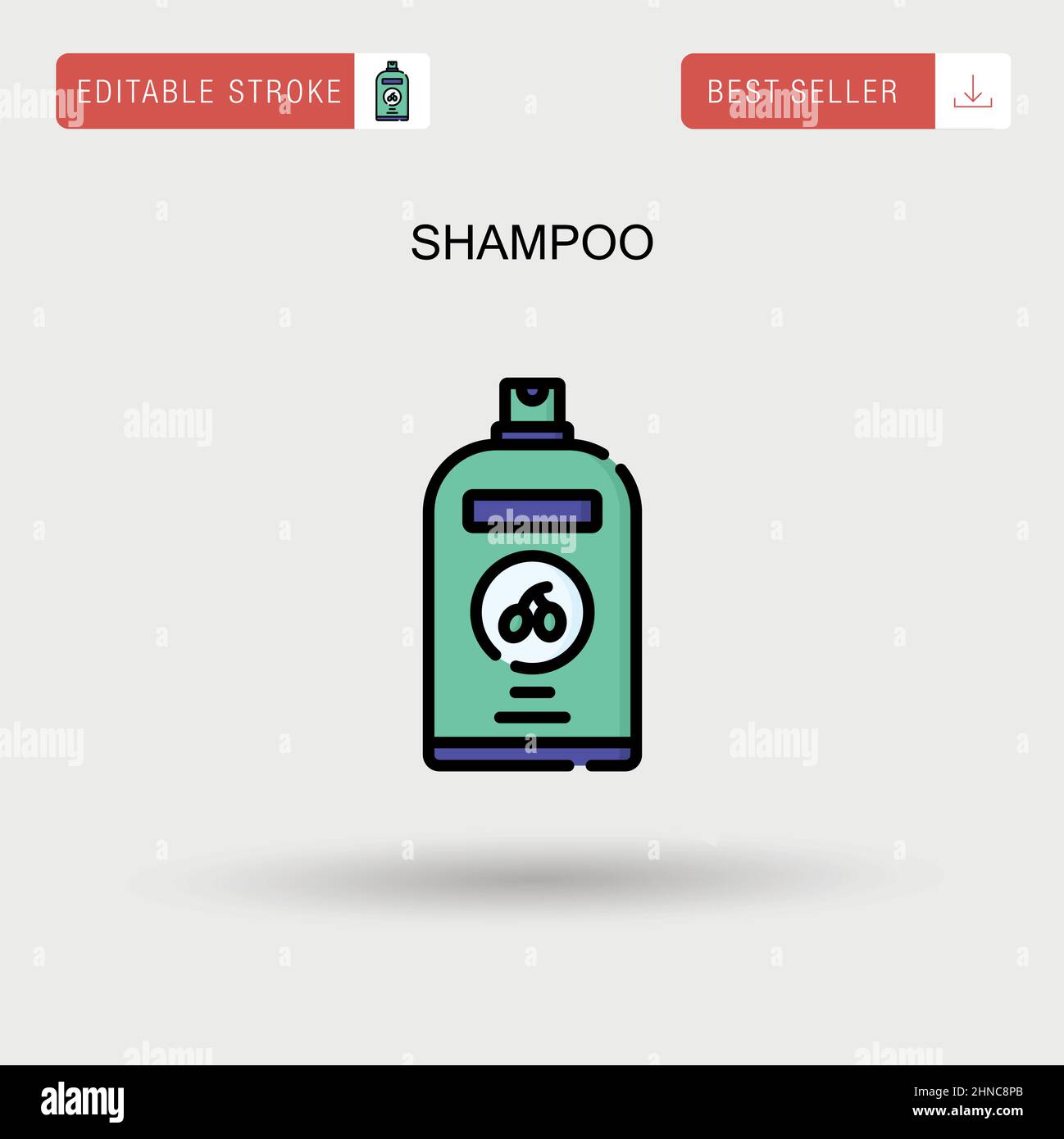 Woman shampoo bottle Stock Vector Images - Alamy