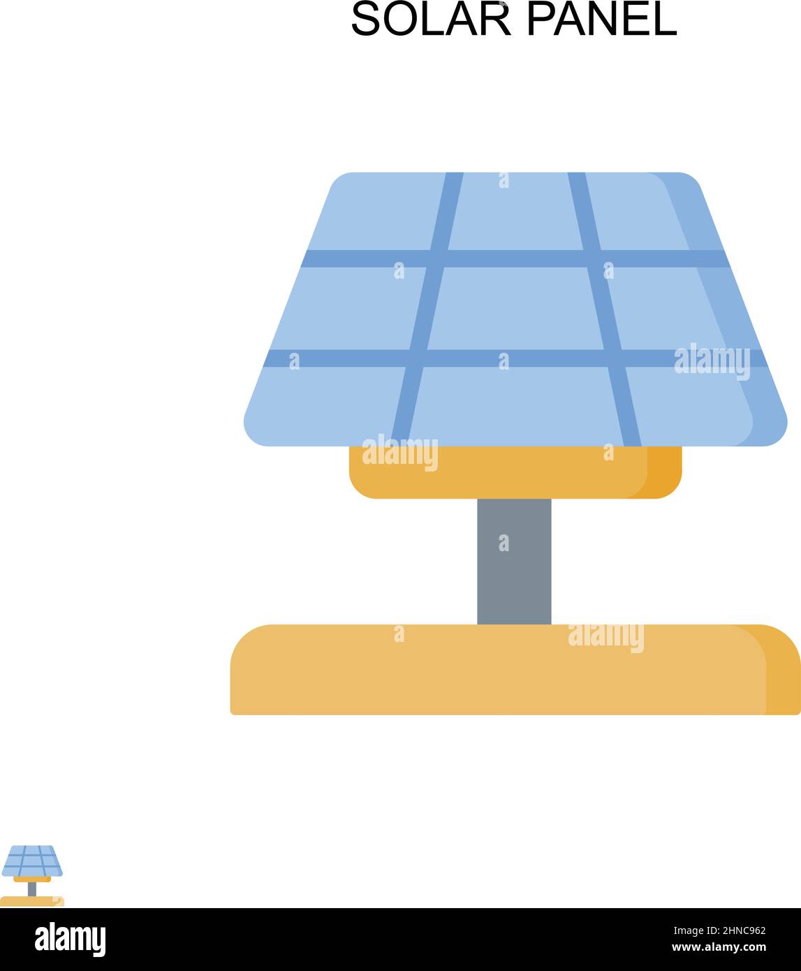 Solar panel roof construction Stock Vector Images - Alamy
