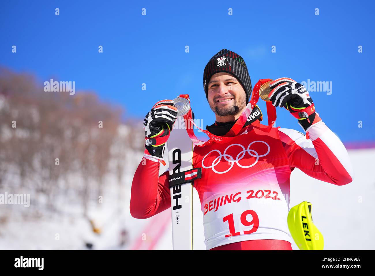 Yanqing, China. 16th Feb, 2022. Olympics, Alpine Skiing, Slalom, Men ...