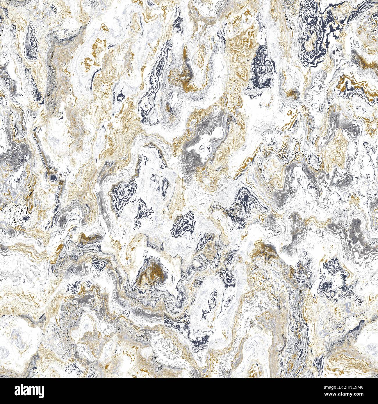 White tonal marbled seamless texture. Irregular pale ink blotch paint ...