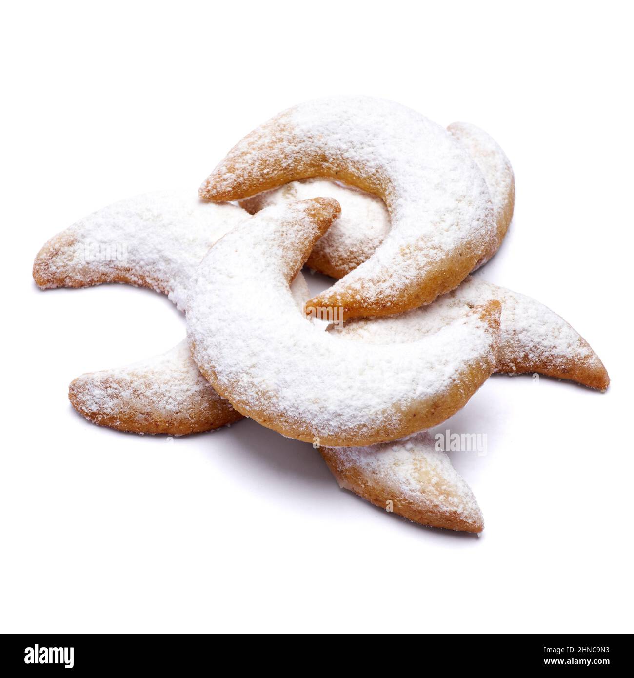 Traditional German or Austrian Vanillekipferl vanilla kipferl cookies ...