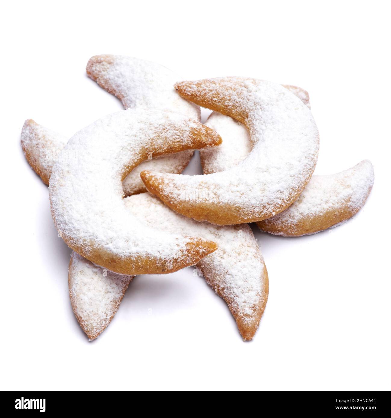 Traditional German or Austrian Vanillekipferl vanilla kipferl cookies ...