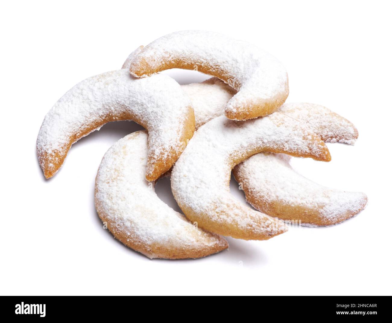 Traditional German or Austrian Vanillekipferl vanilla kipferl cookies ...