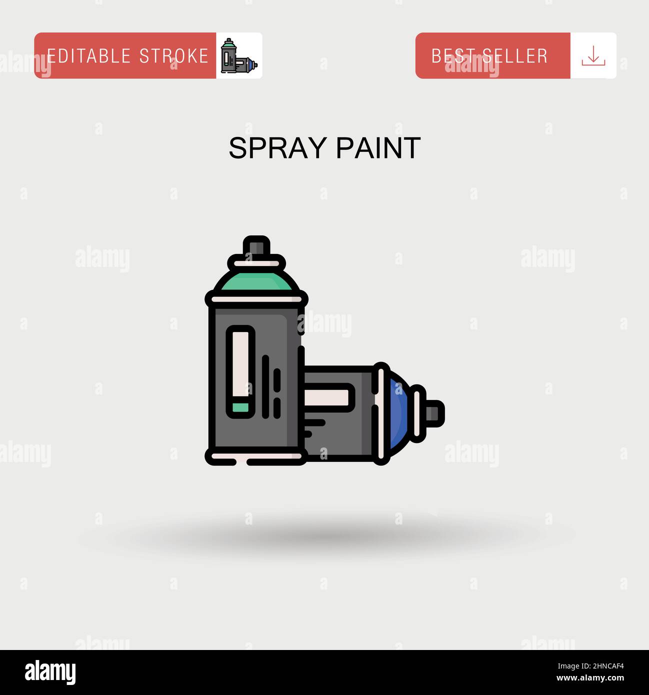 Spray paint Simple vector icon Stock Vector Image & Art - Alamy