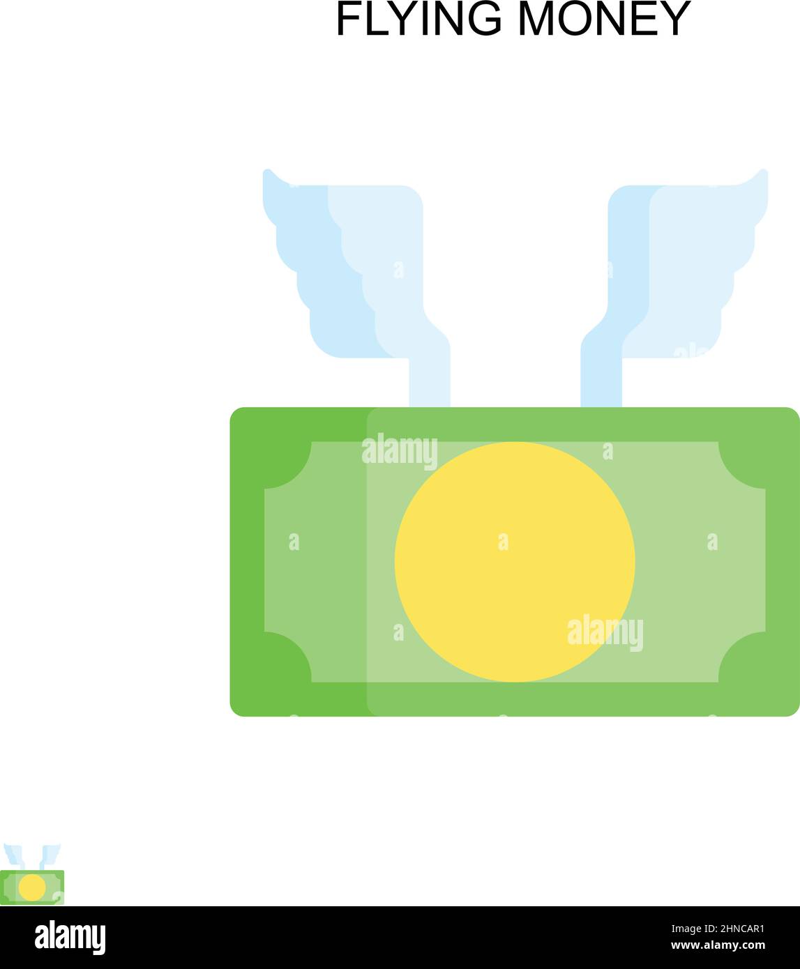 Money flying Stock Vector Images - Alamy