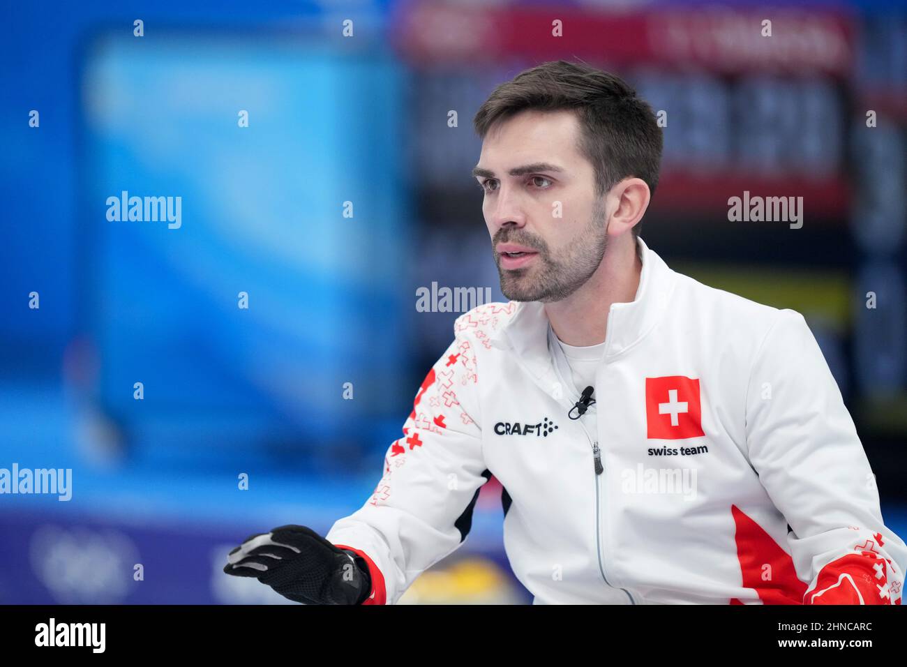 Beijing, China. 16th Feb, 2022. Peter de Cruz de Switzerland competes ...