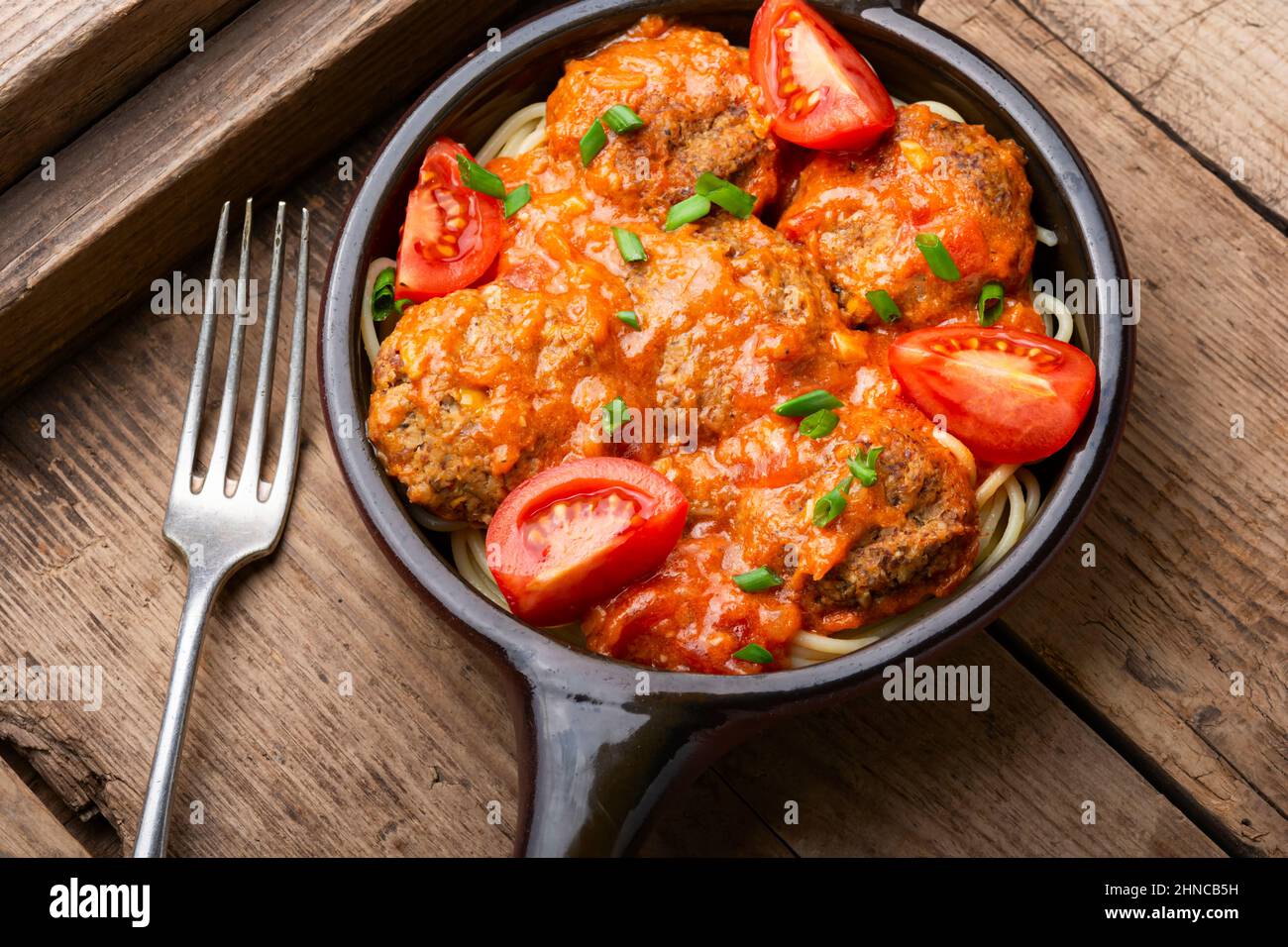 Homemade vegan cutlets and pasta. Healthy eating Stock Photo - Alamy