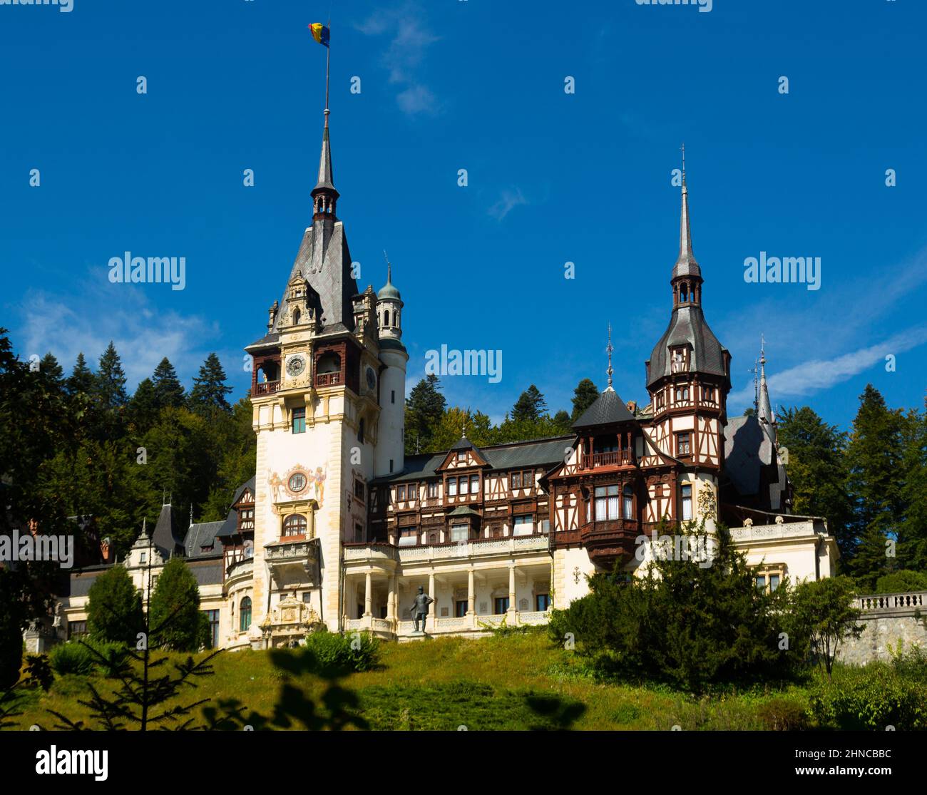Peles Castle, Romania Stock Photo - Alamy