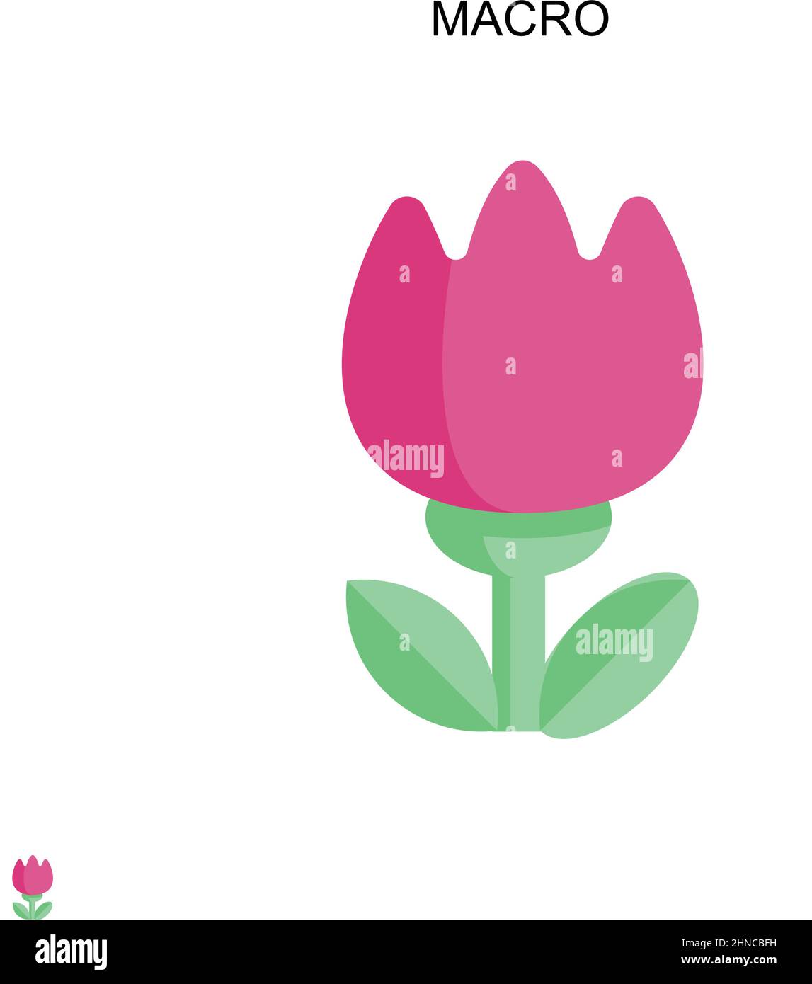 Macro Simple vector icon. Illustration symbol design template for web ...