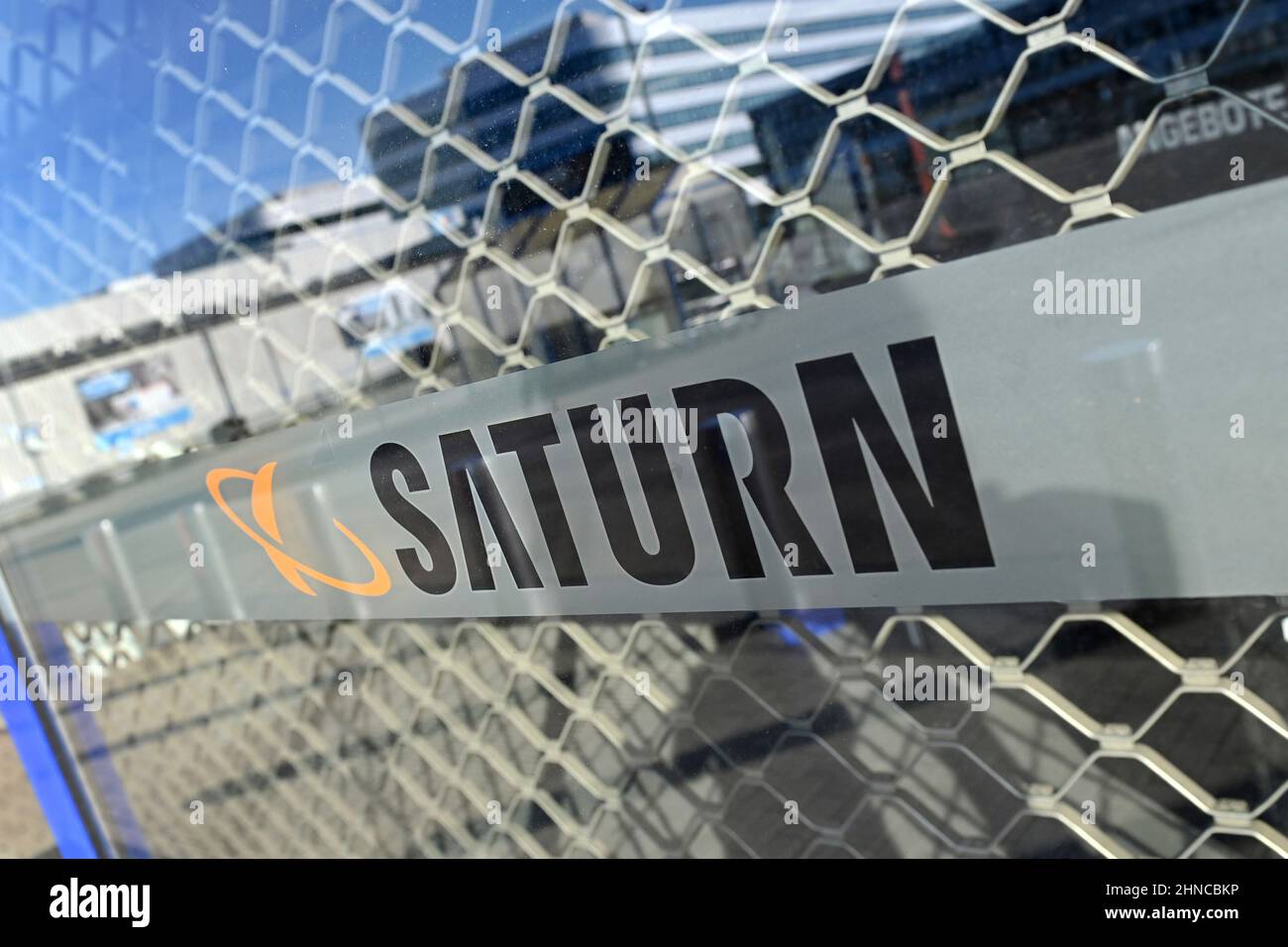 Neckarsulm, Deutschland. 13th Feb, 2022. Saturn is the operator of a ...