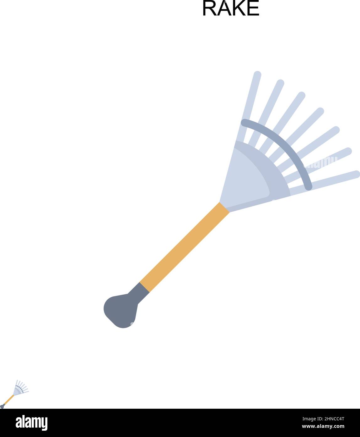 Rake symbol hi-res stock photography and images - Alamy