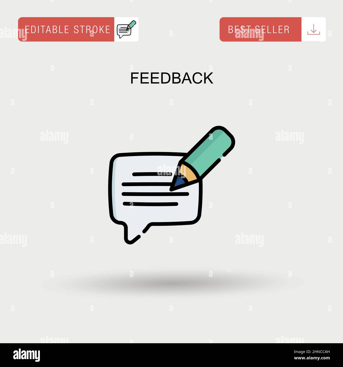 Feedback Simple vector icon Stock Vector Image & Art - Alamy