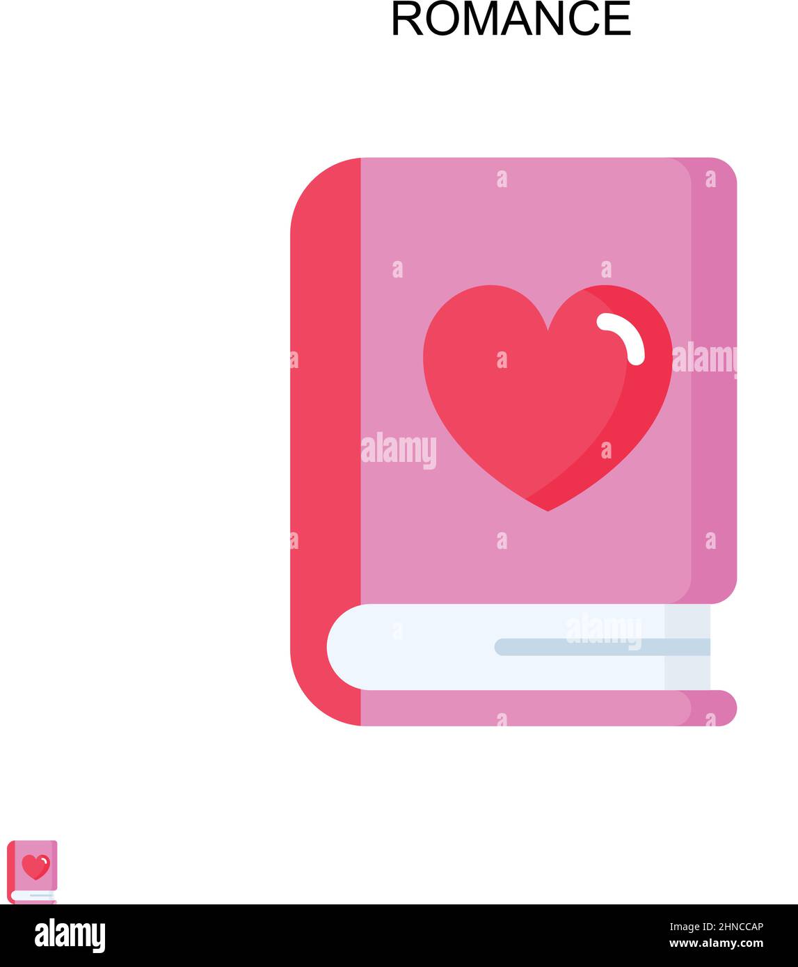 Romance Simple vector icon. Illustration symbol design template for web ...