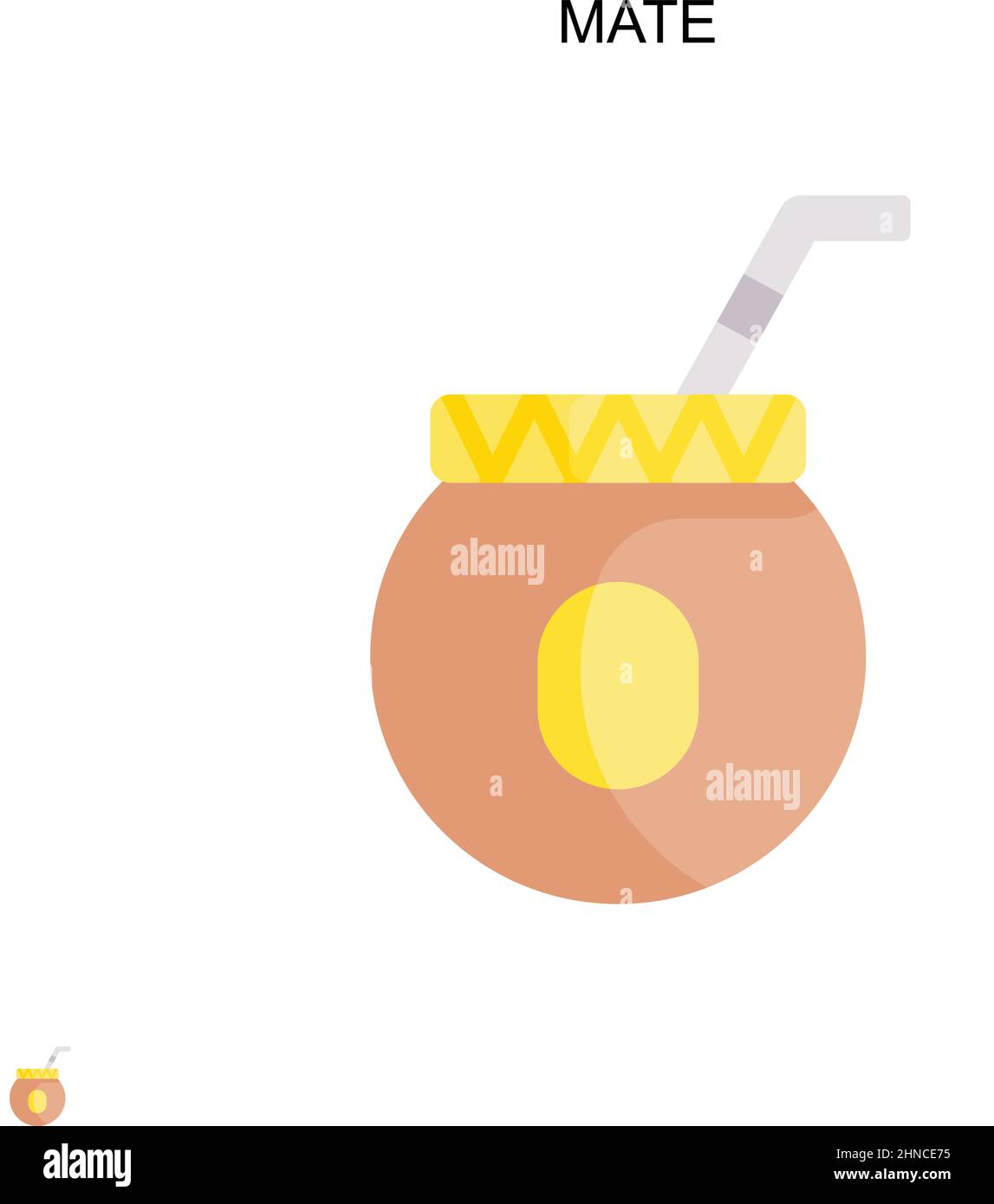 Mate Simple vector icon. Illustration symbol design template for web ...