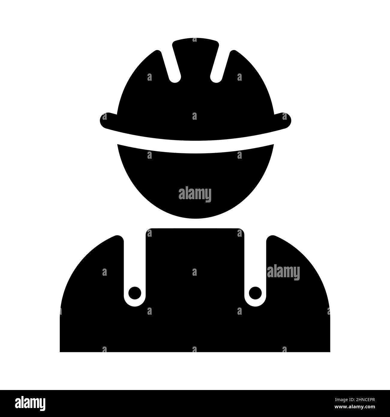 Construction worker icon. Symbol for your website design, logo, app, UI ...