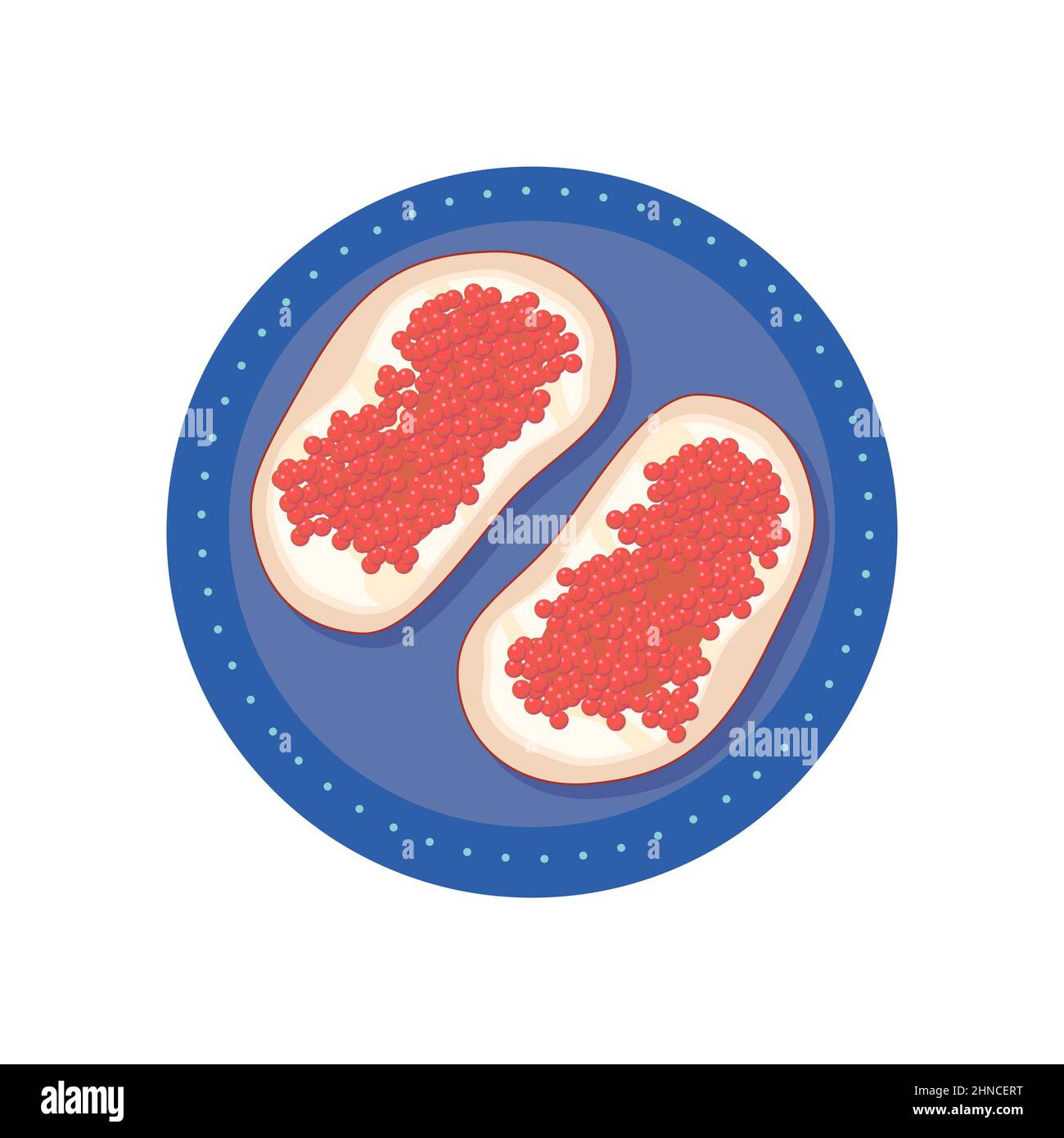 Salmon luxury red caviar Stock Vector Images - Alamy