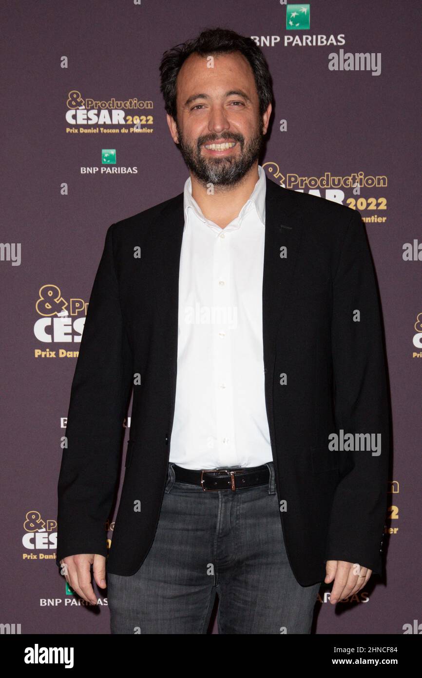 Paris, France. February 15, 2022, Pierre-Emmanuel Fleurantin attending ...