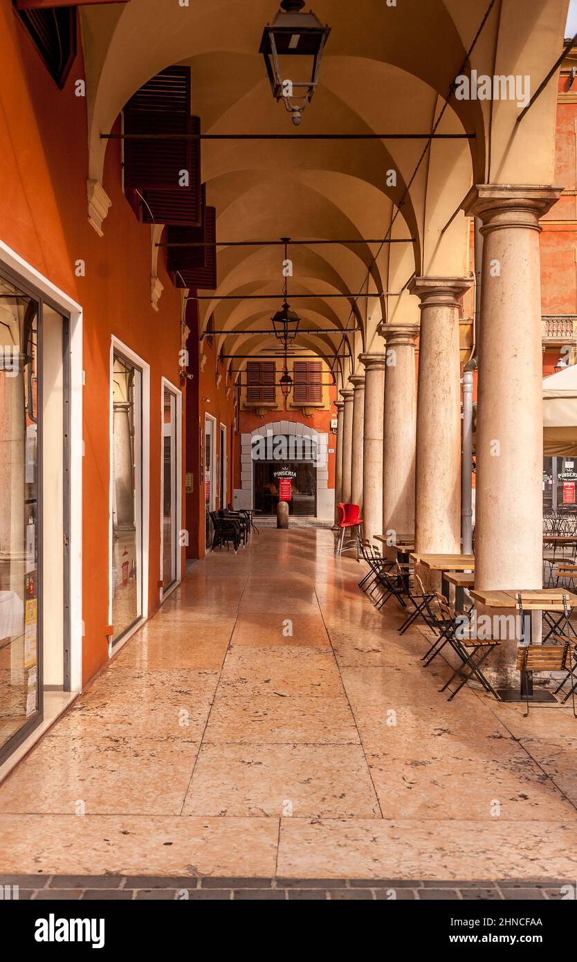 View of central Modena and the architecture of the city Stock Photo - Alamy