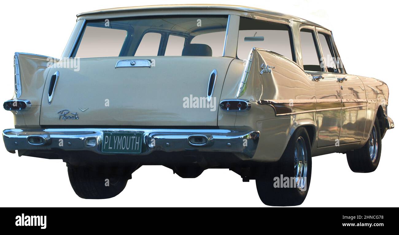 1959 Plymouth Suburban Custom Station Wagon Stock Photo - Alamy