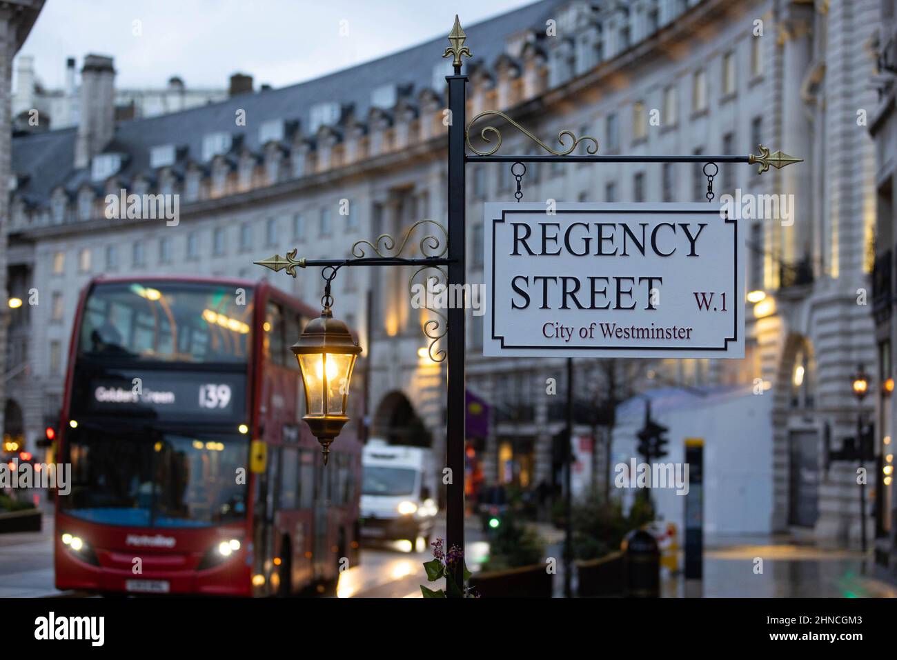 EDITORIAL USE ONLY The renamed 'Regency Street' sign, located on Regent ...