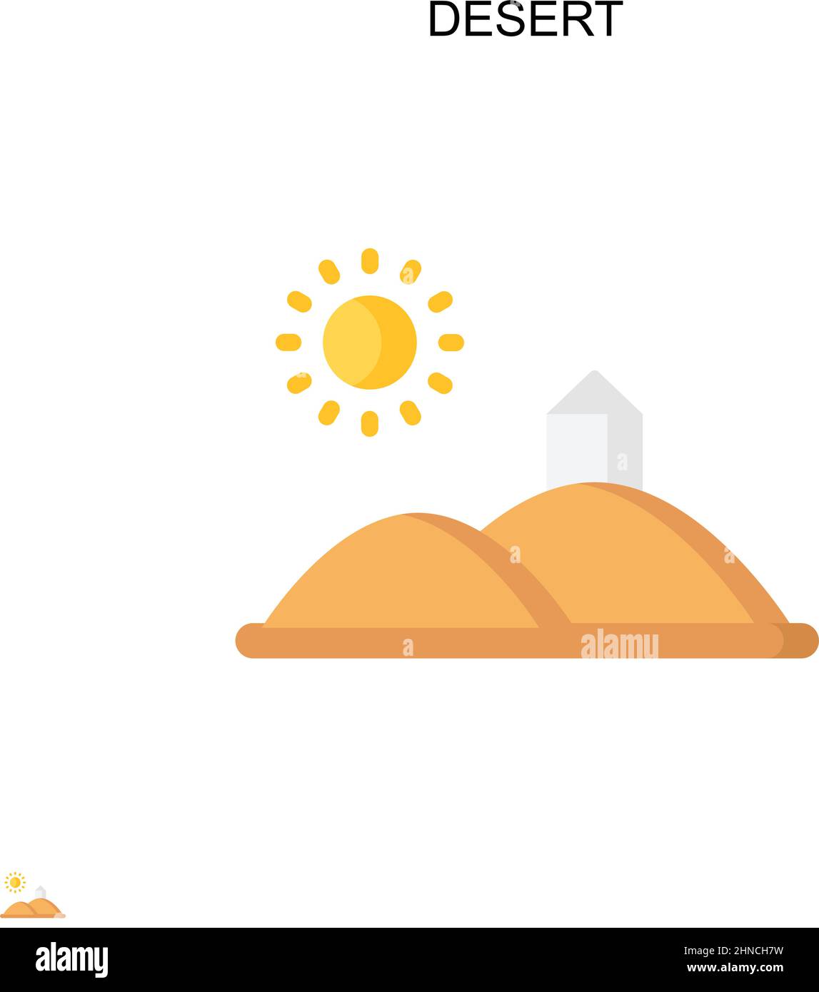 Arid wilderness Stock Vector Images - Alamy