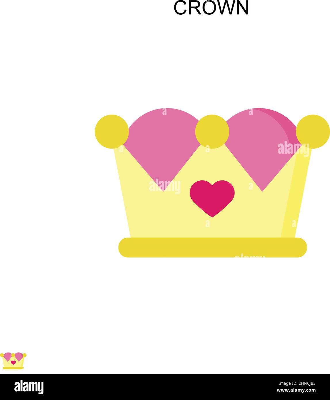 Crown symbol hi-res stock photography and images - Alamy