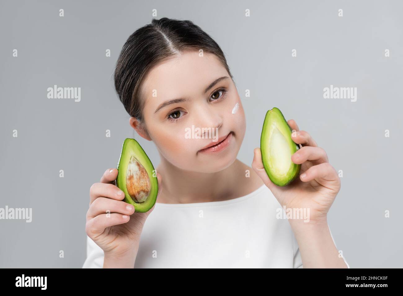 Syndrome face hi-res stock photography and images - Alamy