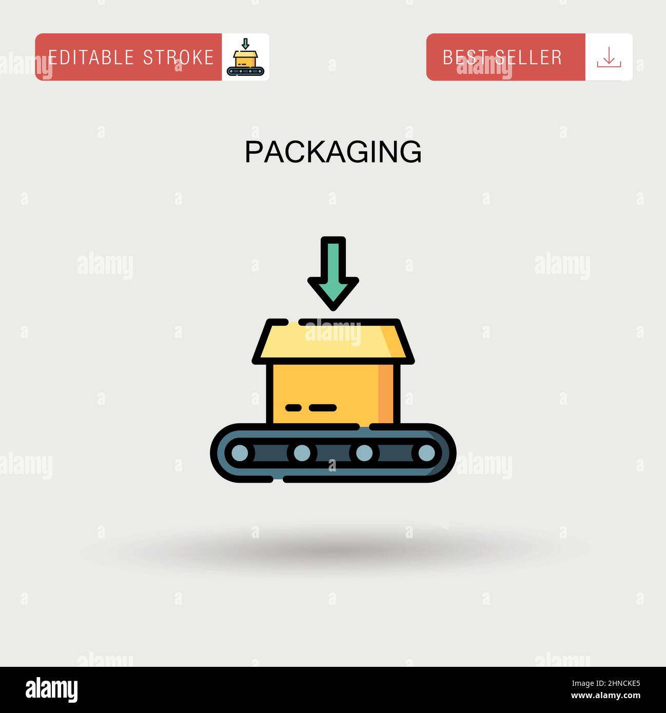 Icon packaging product Stock Vector Images - Alamy