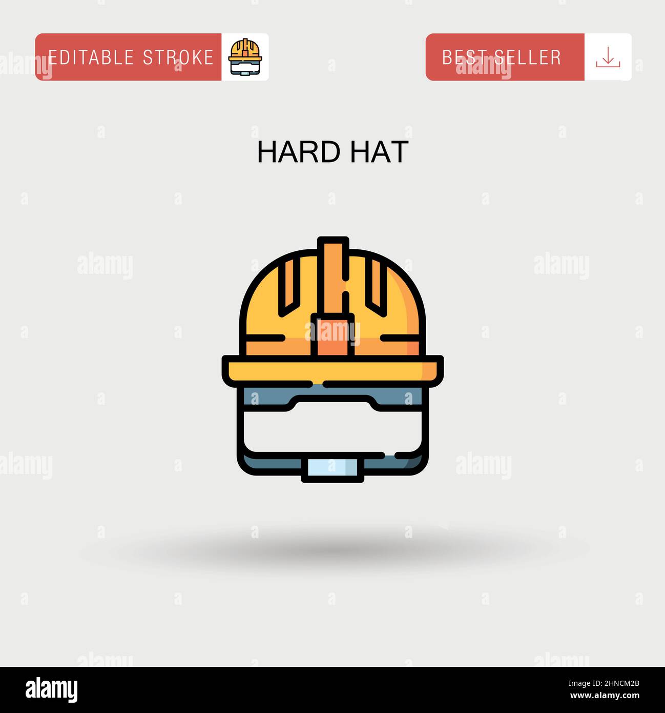 Construction hard hat safety Stock Vector Images - Alamy