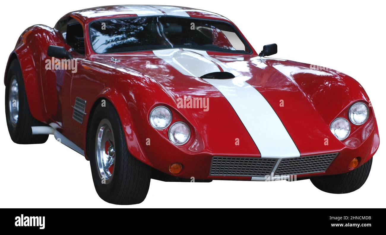 1974 Custom Red Sports Car Stock Photo - Alamy