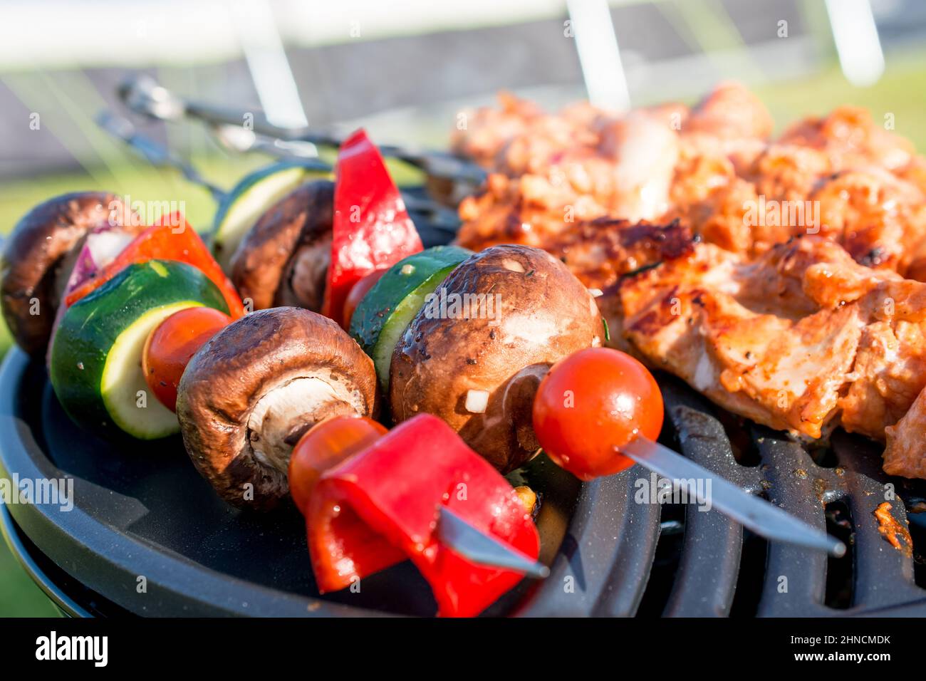 food grilled on grill Stock Photo - Alamy