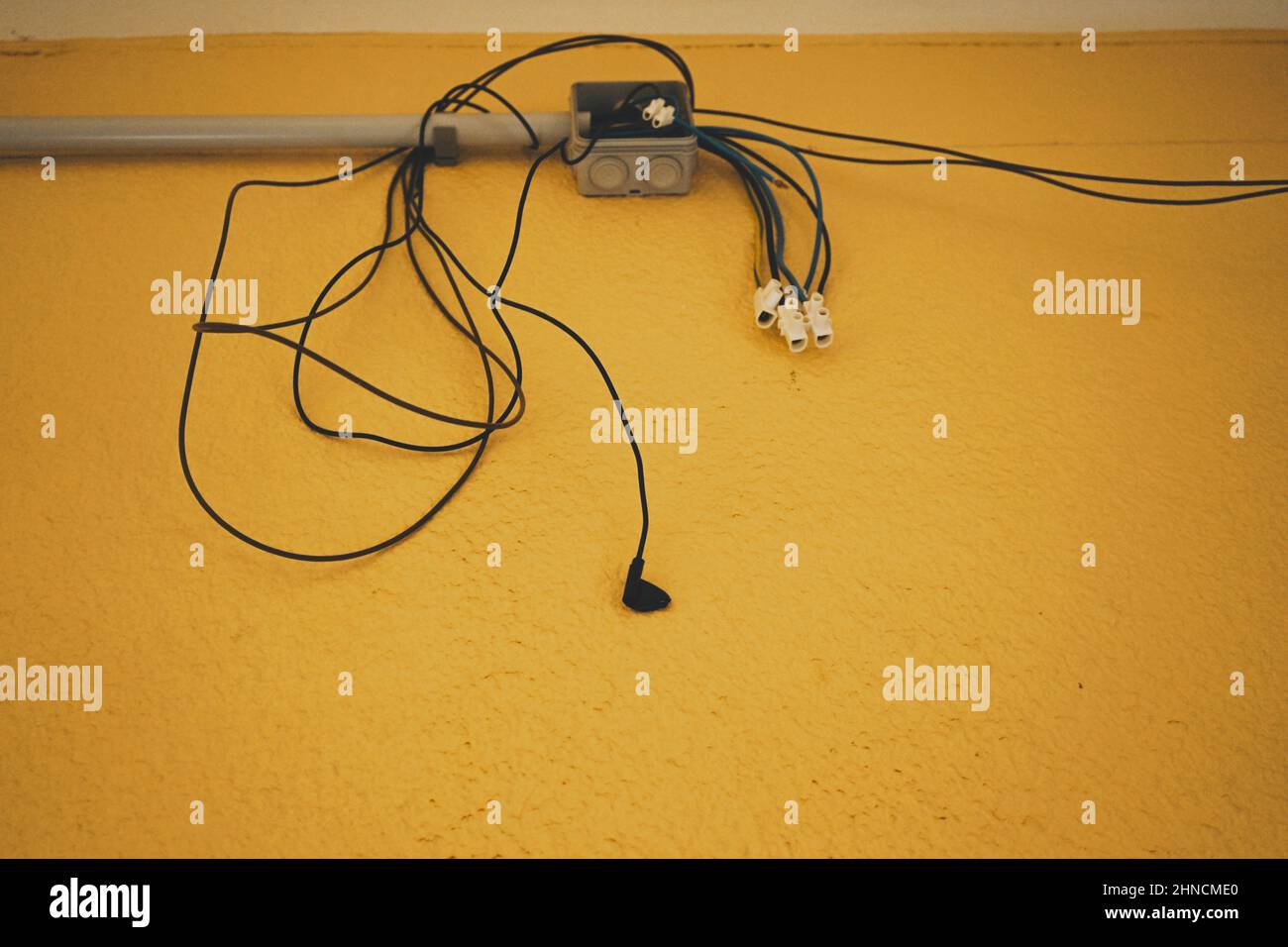 old parts of an retro electrical system Stock Photo - Alamy