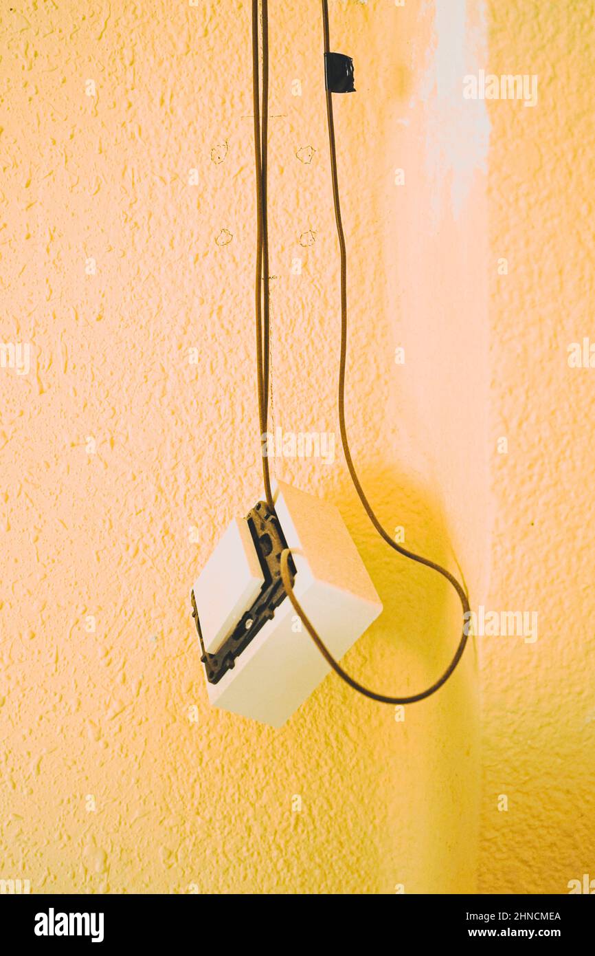 old parts of an retro electrical system Stock Photo - Alamy