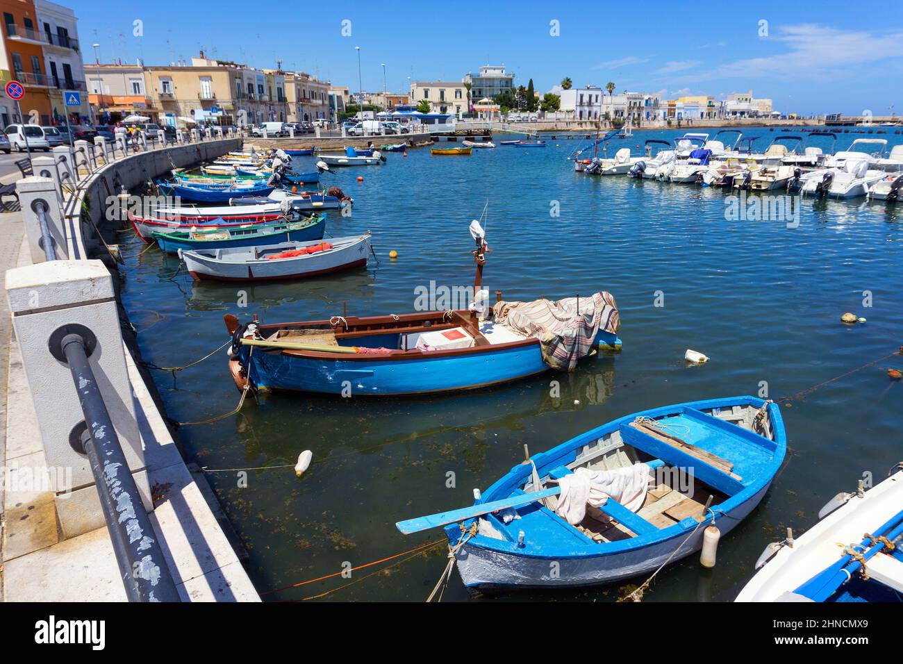 Italy, Apulia, Bari, Santo Spirito, harbour Stock Photo - Alamy