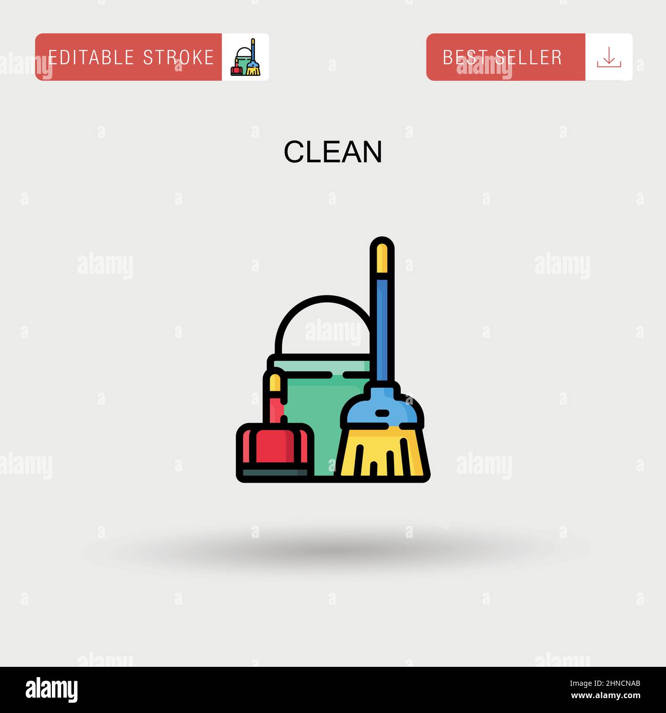Clean Simple vector icon Stock Vector Image & Art - Alamy