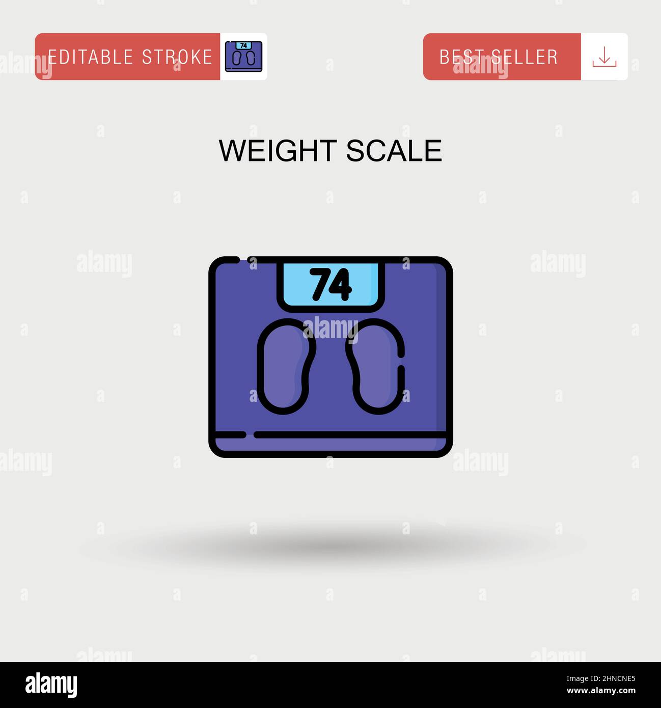 Weighing scales diet feet Stock Vector Images - Alamy