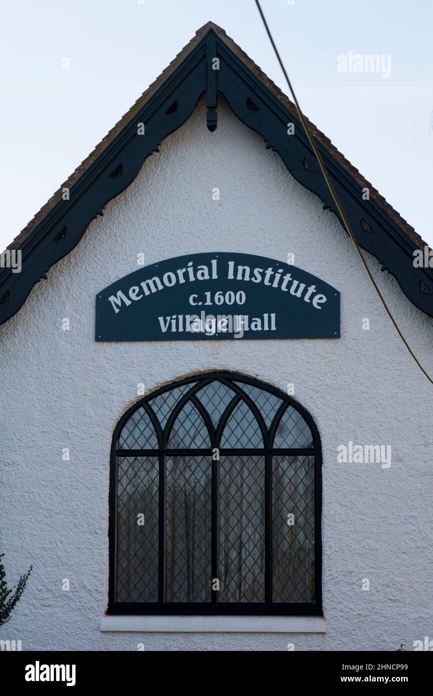 Barston village hall, West Midlands, England, UK Stock Photo - Alamy