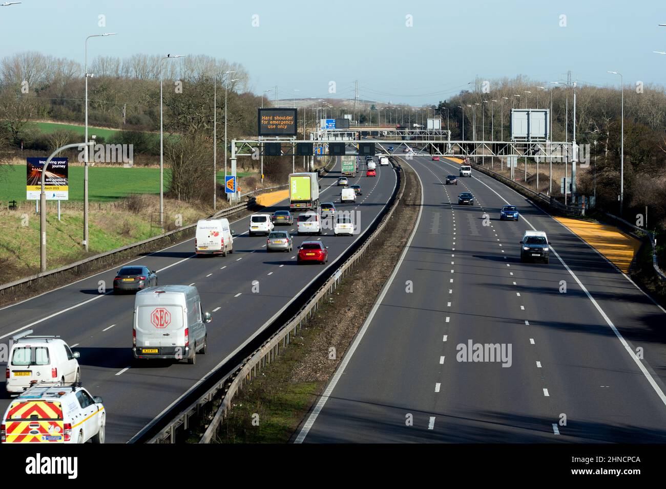 M42 motorway near Hampton-in-Arden, West Midlands, England, UK Stock ...