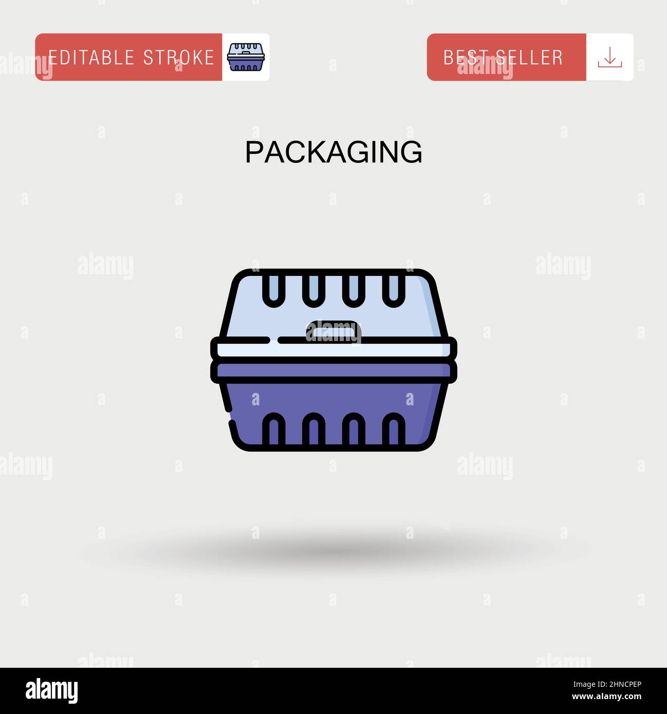Packaging Simple vector icon Stock Vector Image & Art - Alamy