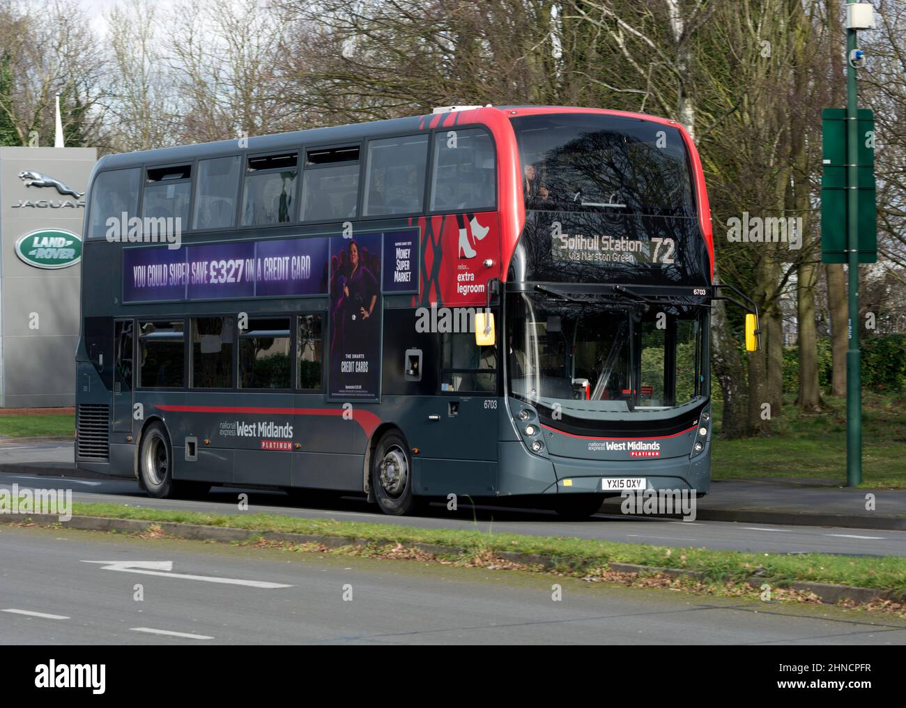 National Express West Midlands Platinum bus, Lode Lane, Solihull, West ...