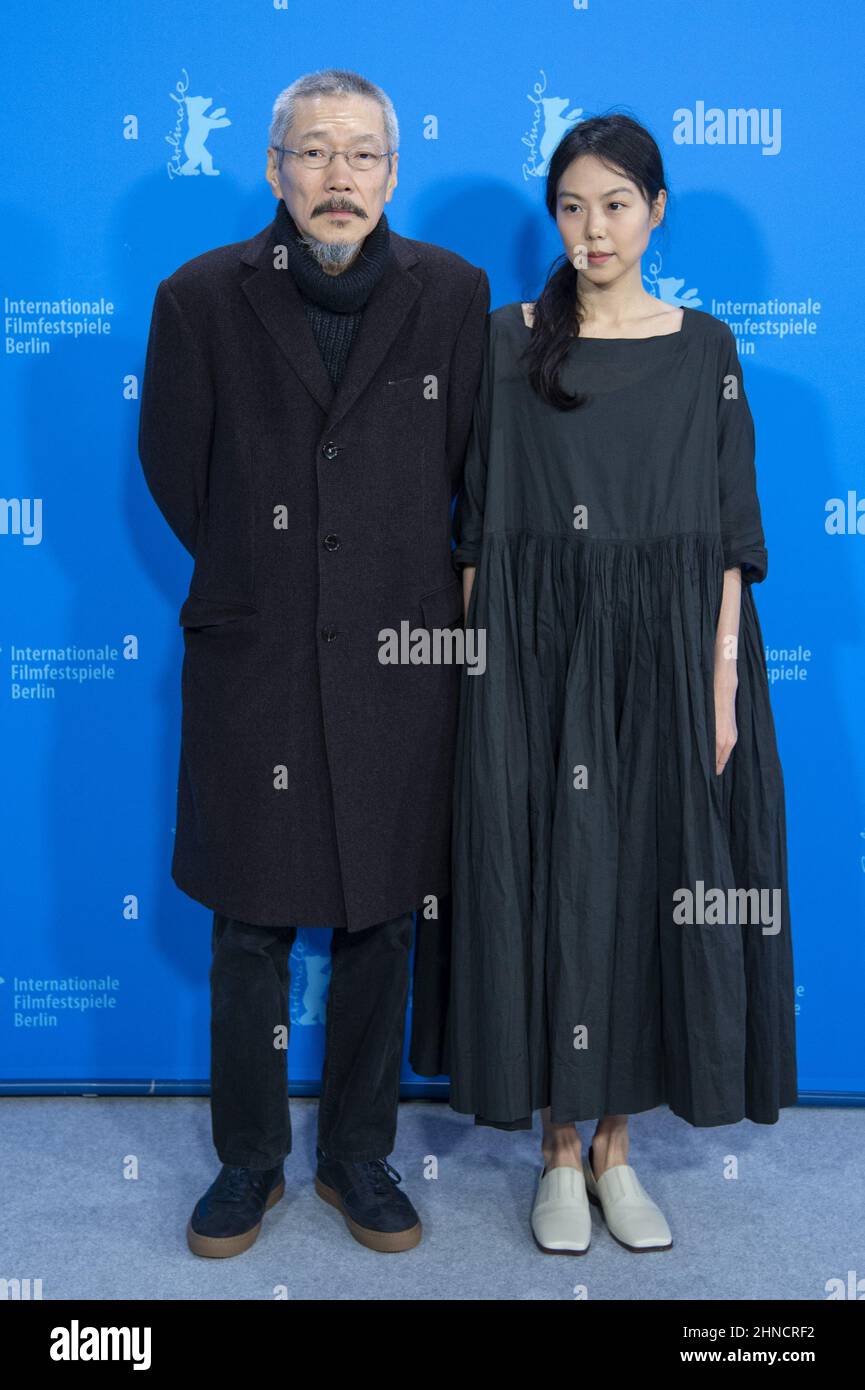 Berlin, Germany on February 16, 2022, Hong Sangsoo and Kim Min-hee ...