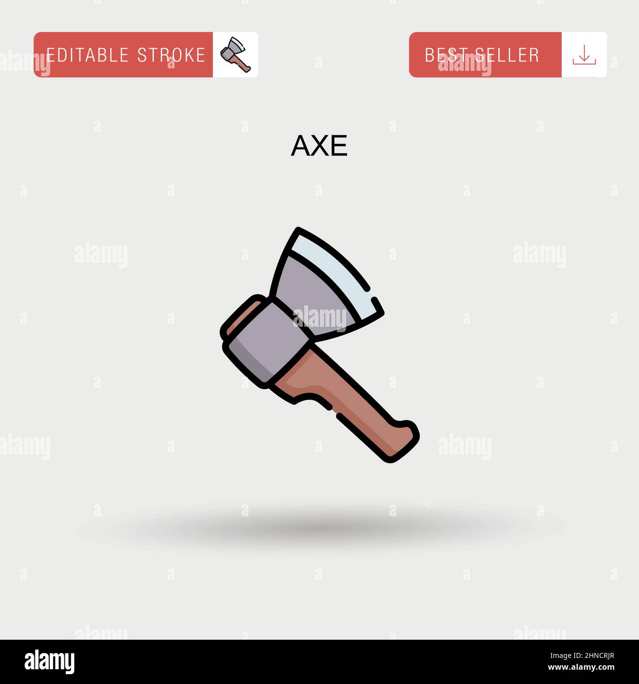 Axe Simple vector icon Stock Vector Image & Art - Alamy