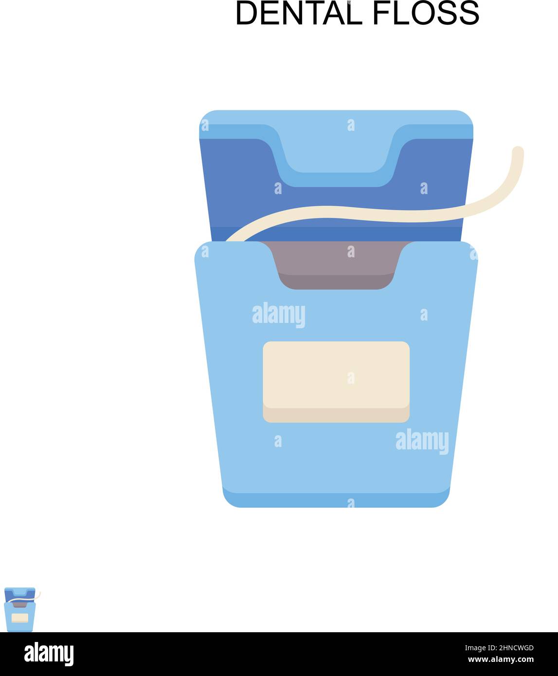 Woman Flossing Teeth Stock Vector Images - Alamy