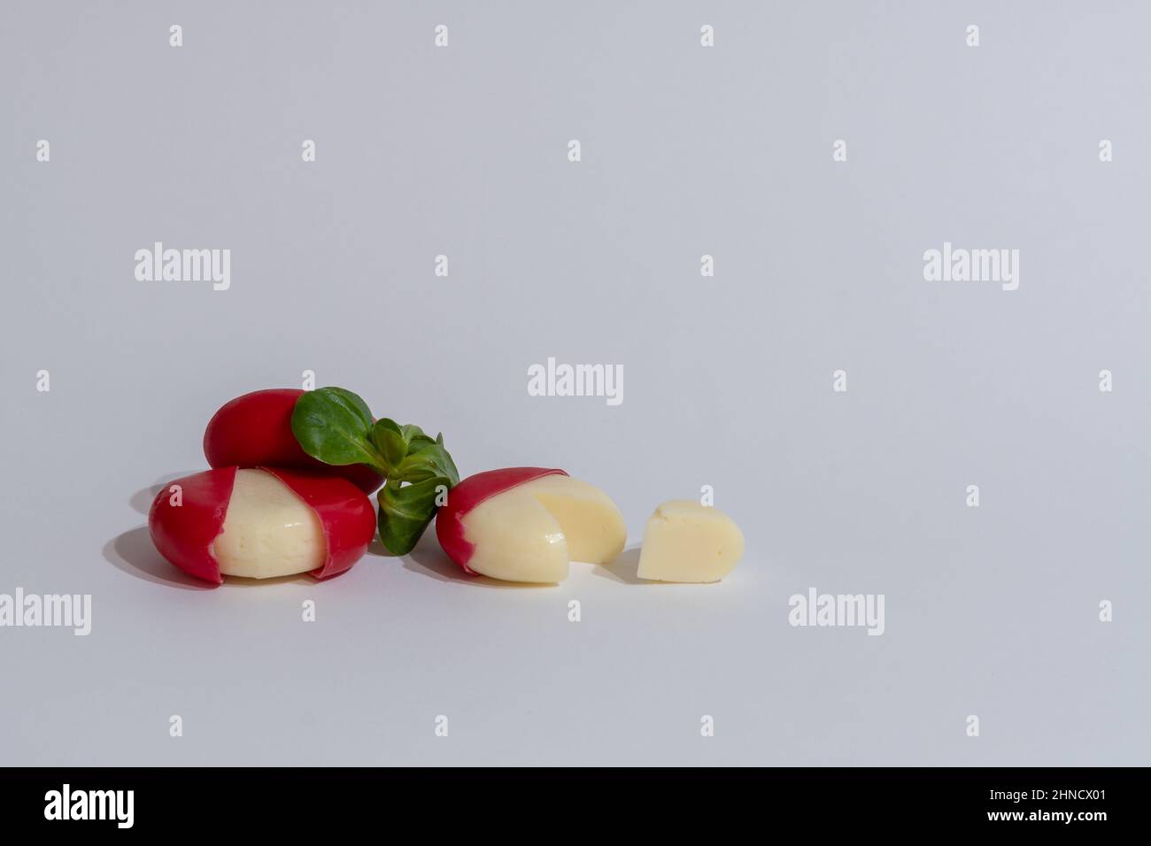 mini edam ball cheese Stock Photo - Alamy