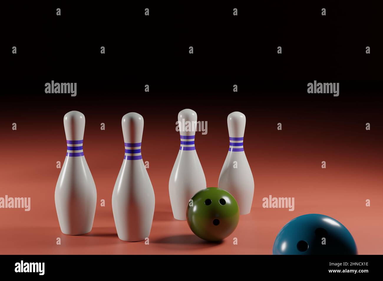 Bowling competition. Realistic illustration of bowling competition ...